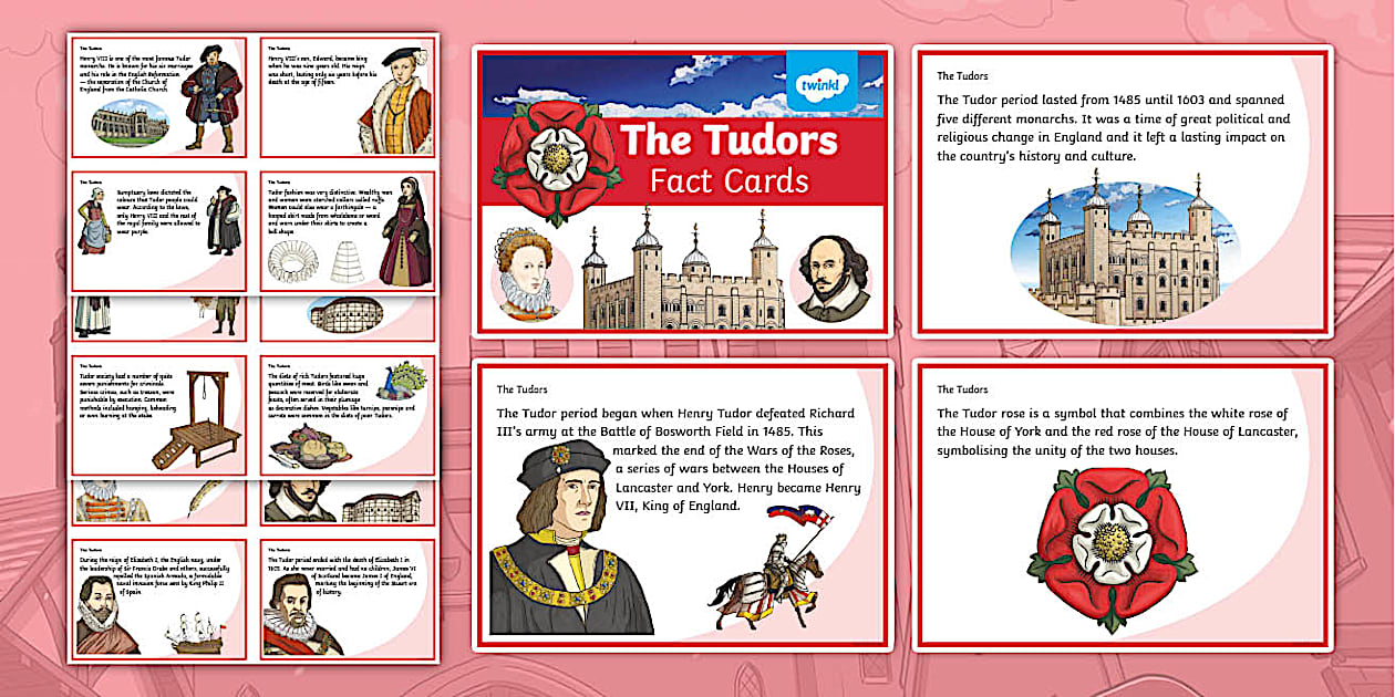 The Tudors KS2 Fact Cards | Twinkl Originals